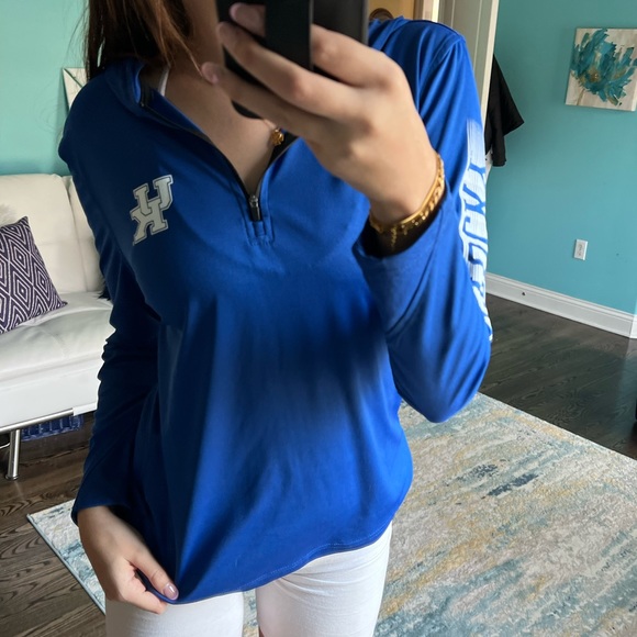 Colosseum | Shirts & Tops | Worn Once Uk Thin Half Zip | Poshmark